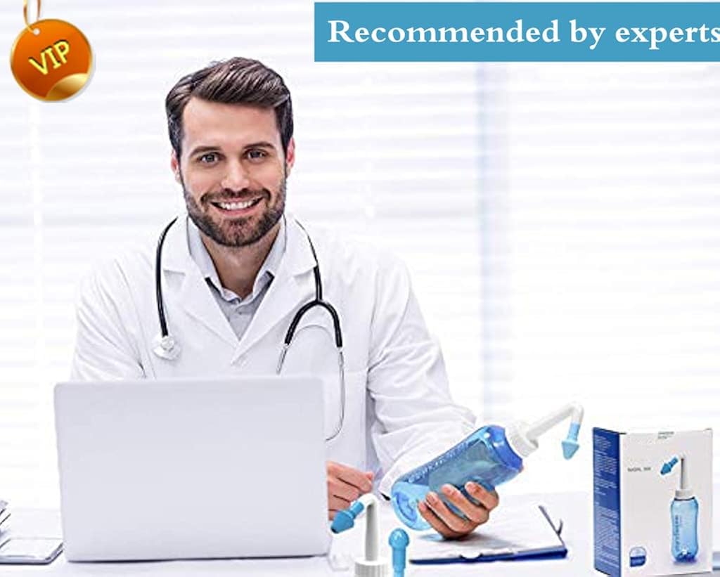 ZORBES® Botella de Lavado Nasal, 300ml Yoga Nasal Botella, Frasco de ...